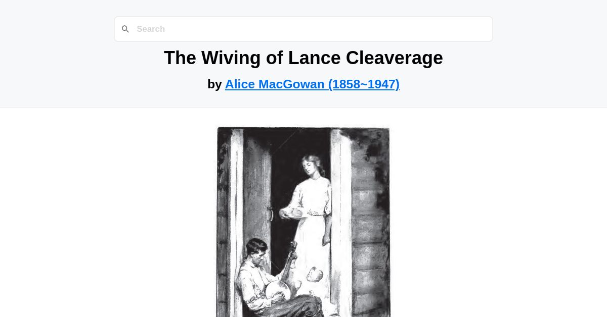 The Wiving of Lance Cleaverage