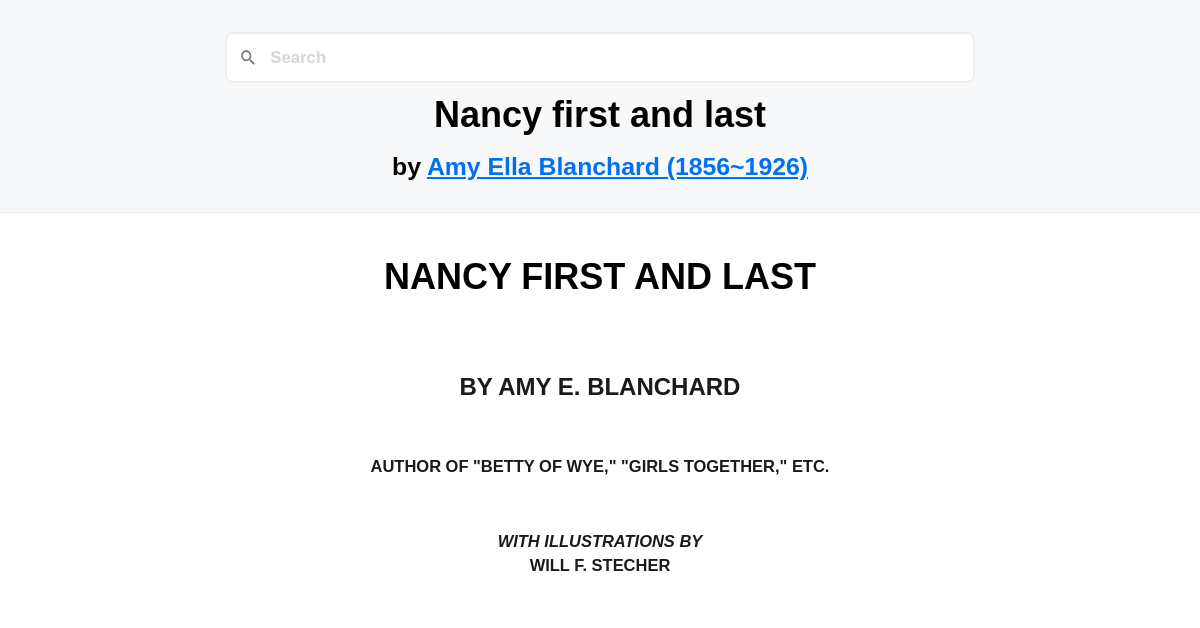 Nancy first and last