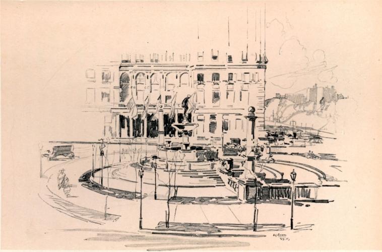 Fifth Avenue by Arthur Bartlett Maurice (1873~1946)