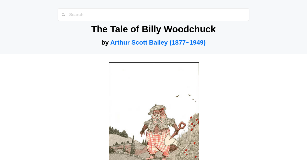 The Tale of Billy Woodchuck