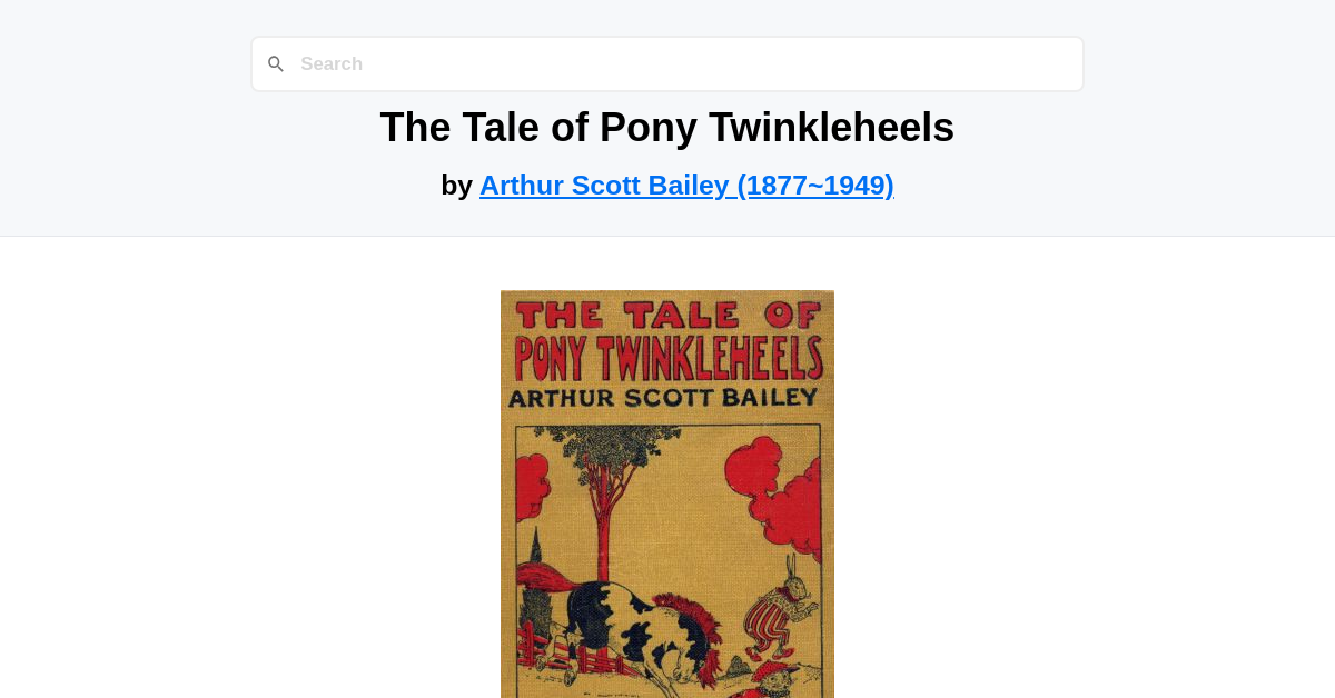 The Tale of Pony Twinkleheels