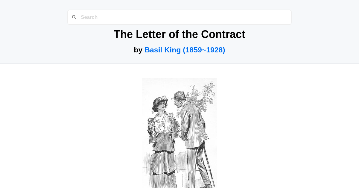 The Letter of the Contract