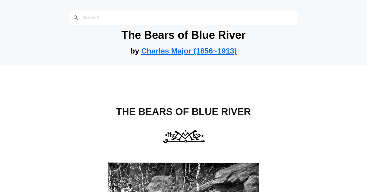 The Bears of Blue River