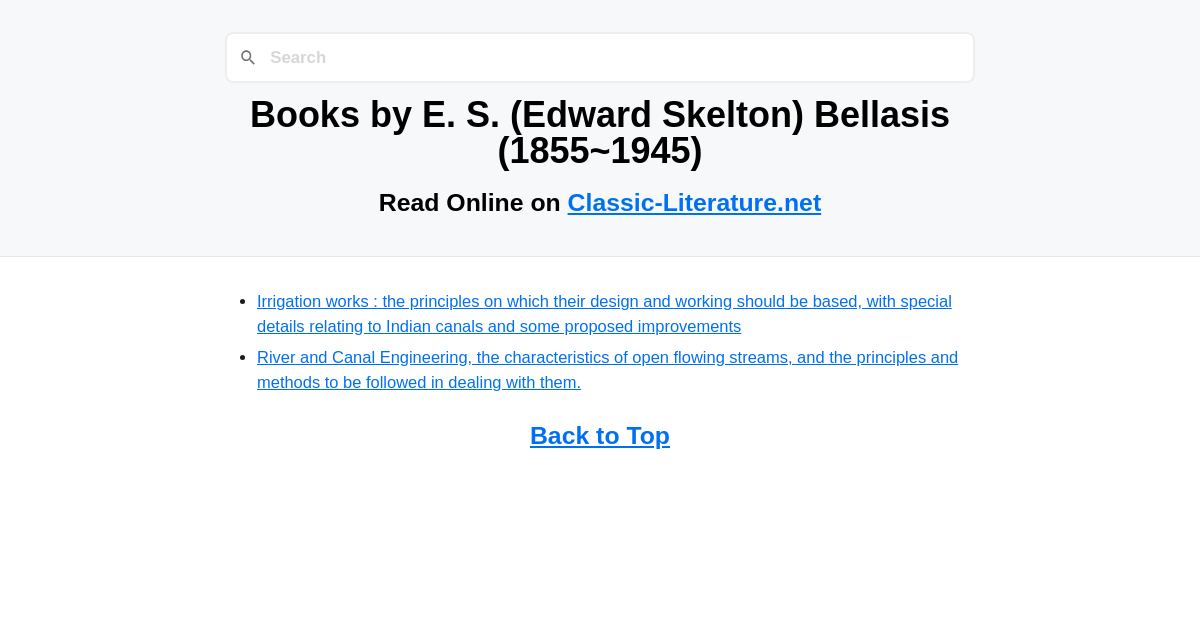 Books by E. S. (Edward Skelton) Bellasis (1855~1945) - Read Online on ...