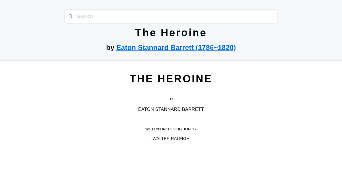 The Heroine