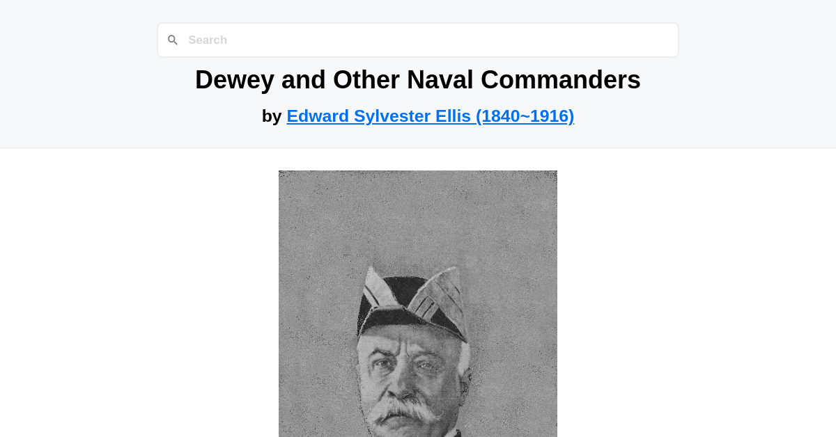 Dewey and Other Naval Commanders