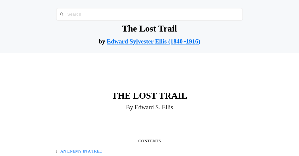 The Lost Trail