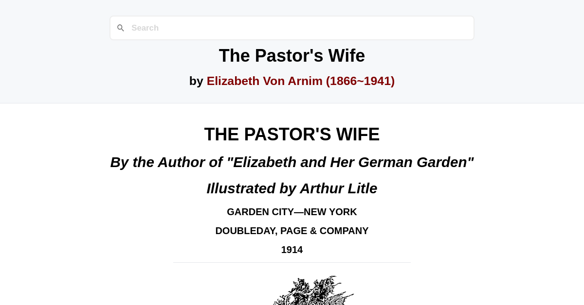 The Pastor's Wife