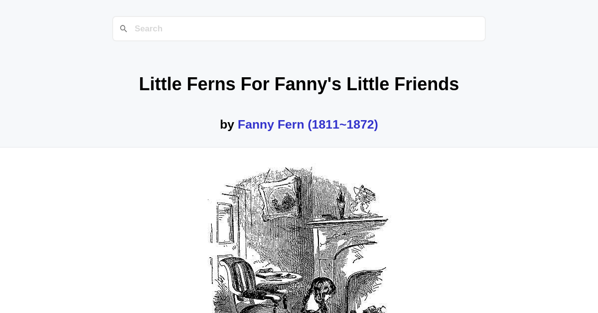 Little Ferns For Fanny's Little Friends by Fanny Fern (1811~1872)