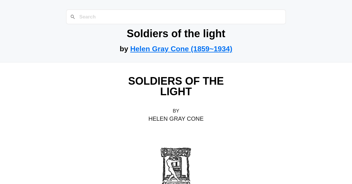 Soldiers of the light