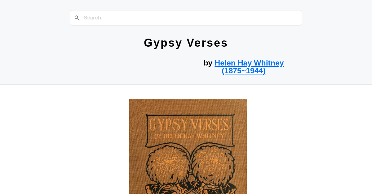 Gypsy Verses