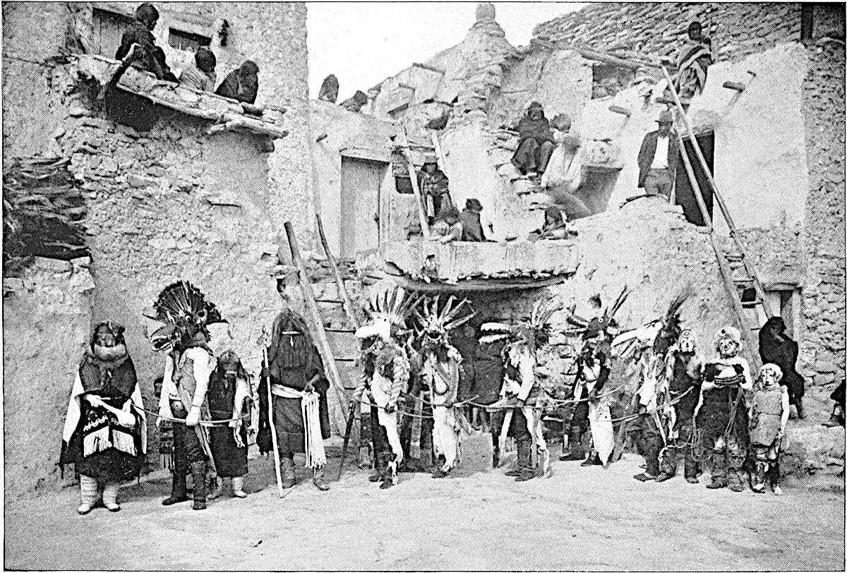 Tusayan katcinas by Jesse Walter Fewkes (1850~1930)