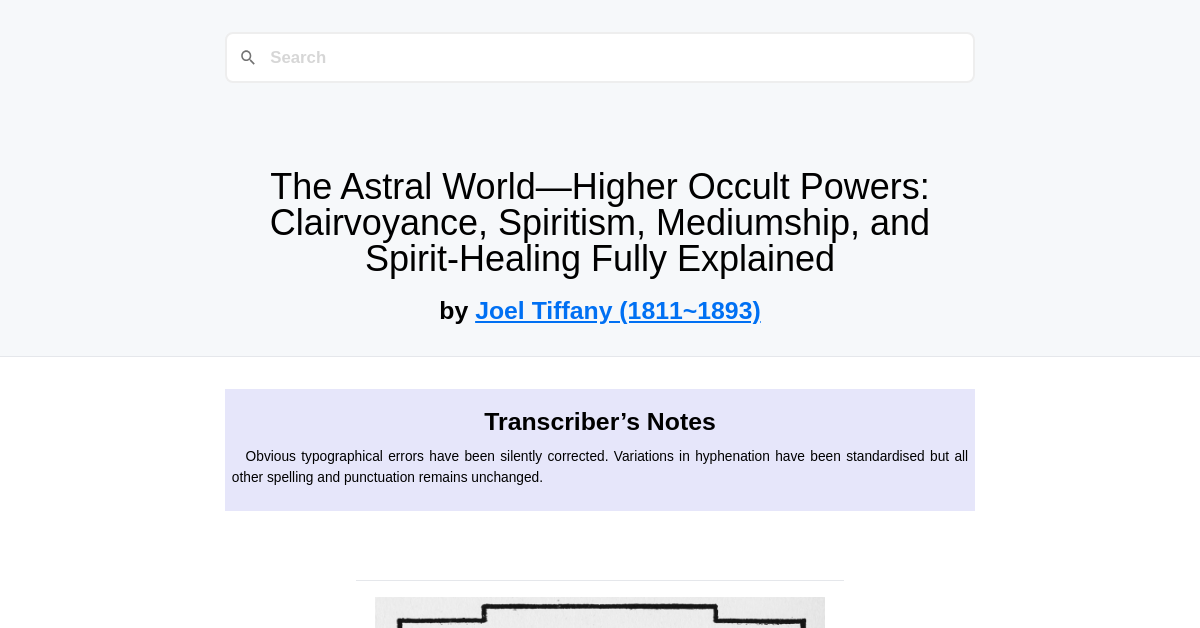 The Astral World—Higher Occult Powers: Clairvoyance, Spiritism ...