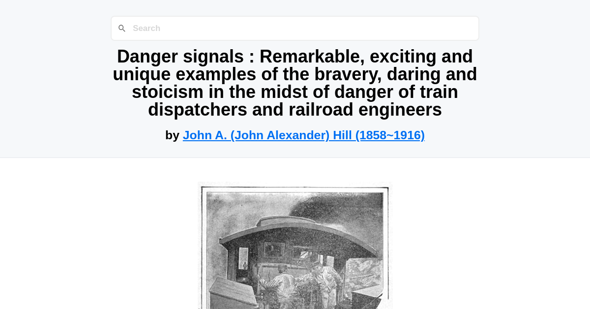 Danger signals : Remarkable, exciting and unique examples of the ...