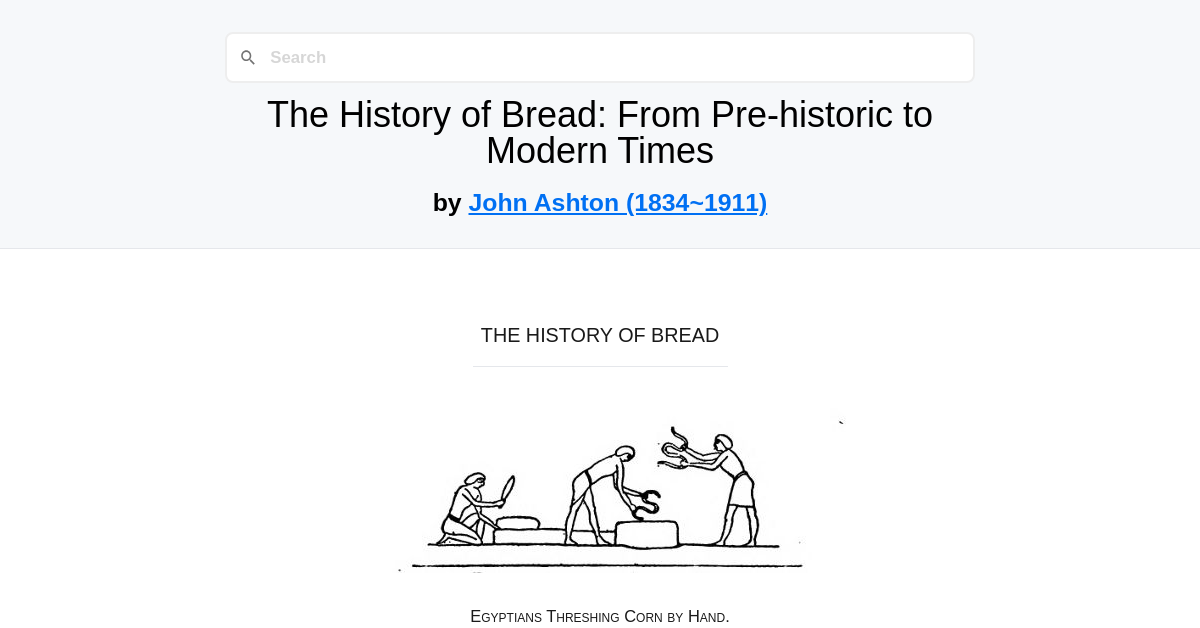The History of Bread: From Pre-historic to Modern Times