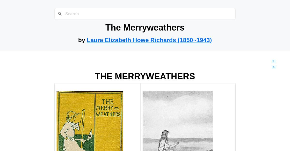 The Merryweathers by Laura Elizabeth Howe Richards (1850-1943)