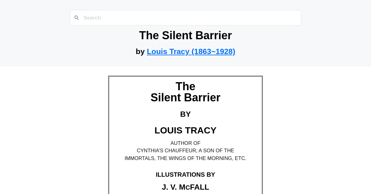 The Silent Barrier