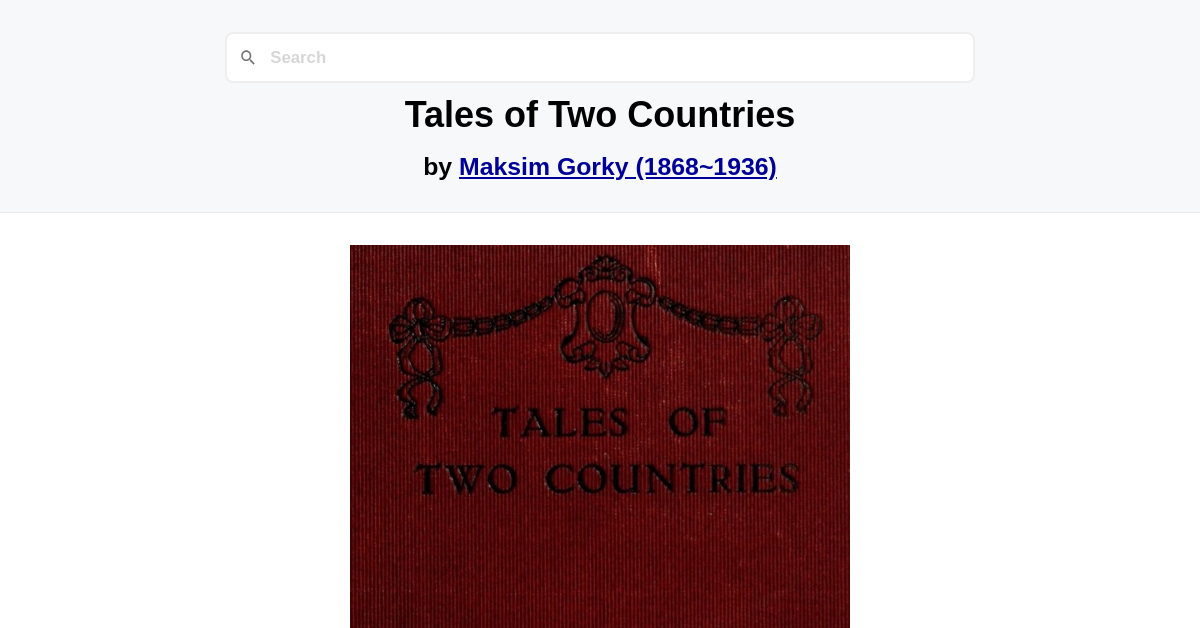 Tales of Two Countries