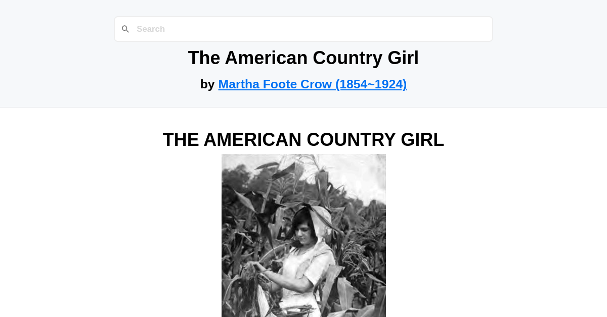 The American Country Girl