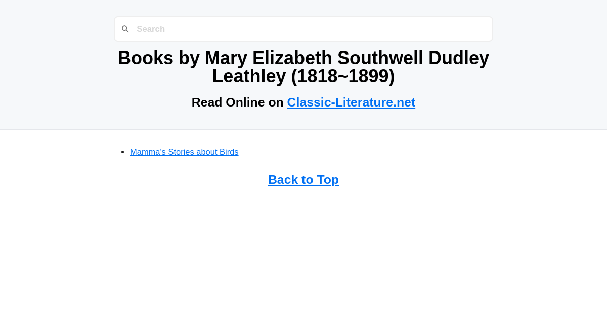 Books by Mary Elizabeth Southwell Dudley Leathley (1818~1899) - Read ...