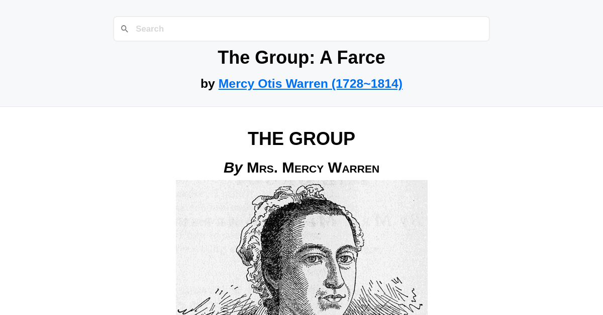The Group: A Farce