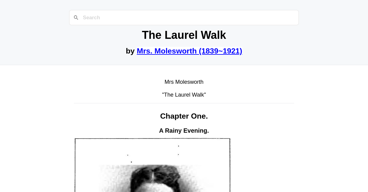 The Laurel Walk by Mrs. Molesworth (1839-1921)