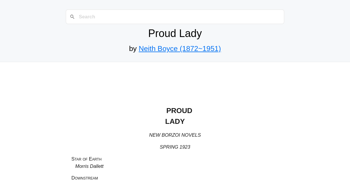 Proud Lady by Neith Boyce (1872~1951)