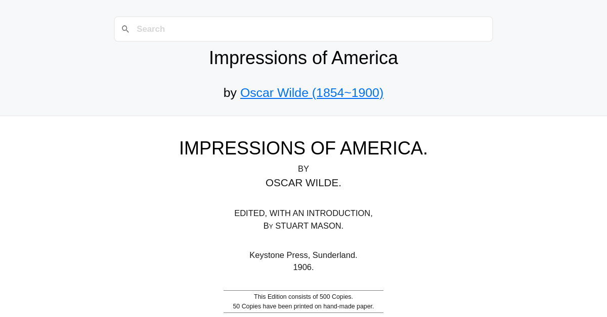 Impressions of America