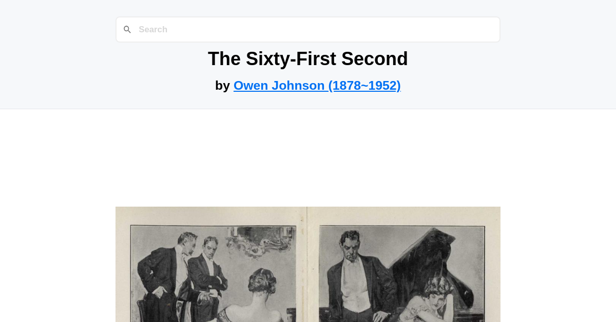 The Sixty-First Second by Owen Johnson (1878~1952)