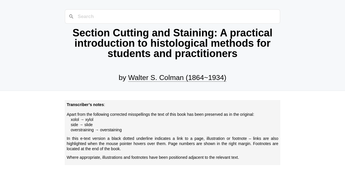Section Cutting and Staining: A practical introduction to histological ...