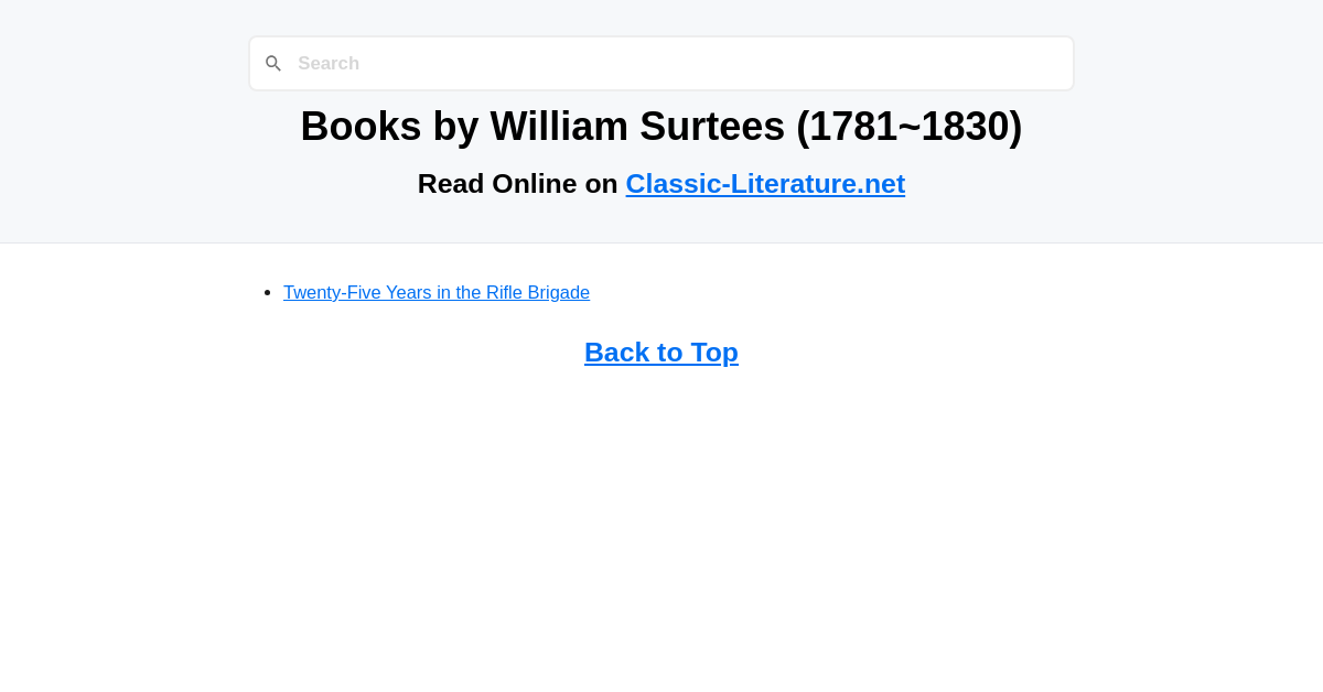 Books by William Surtees (1781~1830) - Read Online on Classic ...